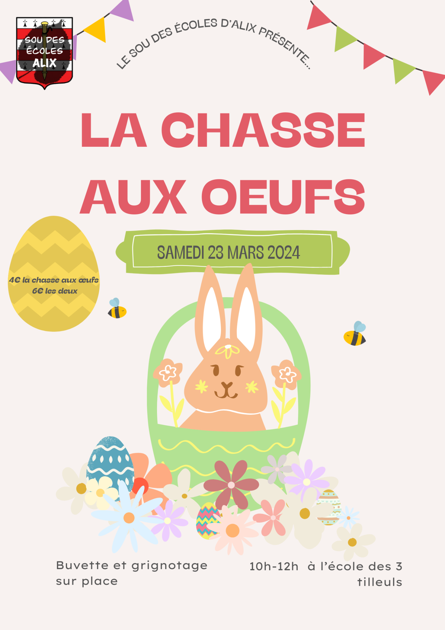 Chasse aux Œufs – Sou des Écoles – Alix | Village du Beaujolais